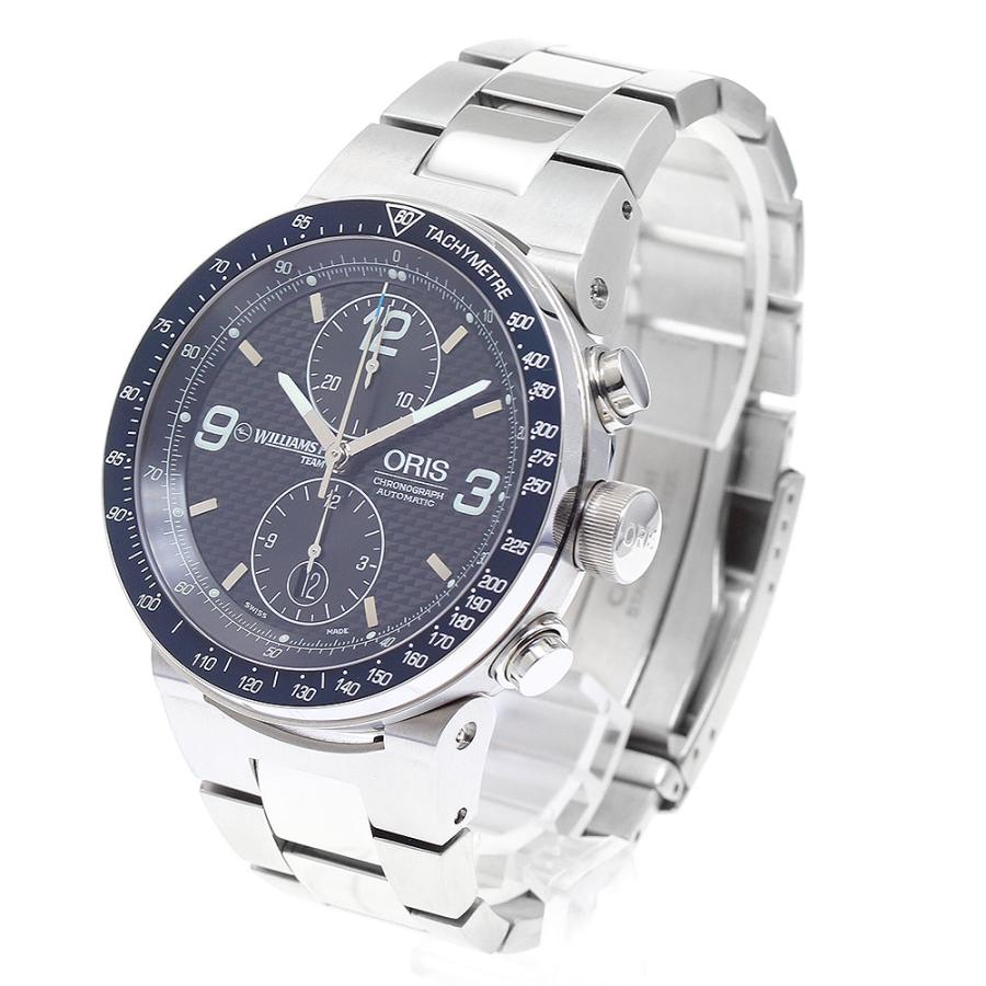 ORIS（オリス） ORIS 01 673 7563 4184 ウィリアムズF-1チーム デイト クロノグラフ 自動巻き メンズ 美品 箱 ...