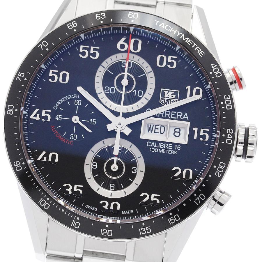 TAG HEUER タグホイヤー CV2A10.BA0796 カレラ クロノグラフ 自動巻き メンズ 保証書付き_895034 ...