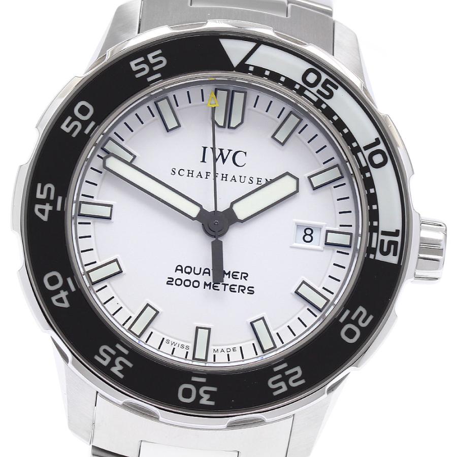 IWC SCHAFFHAUSEN IW356809 アクアタイマー デイト 自動巻き メンズ _895038 : CLOSER Yahoo!ショップ - 通販 - Yahoo!ショッピング