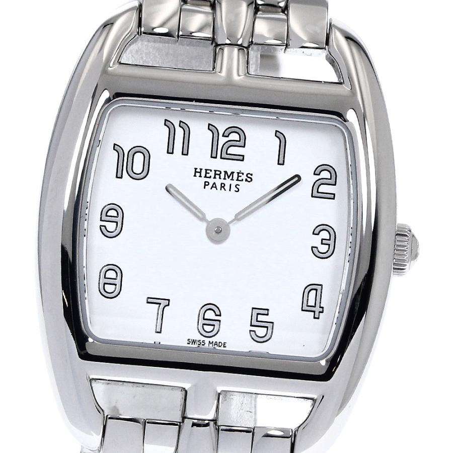HERMES エルメス CT1.210.130.VBA ケープコッド トノー クォーツ レディース 美品 _895530 : CLOSER Yahoo!ショップ - 通販 - Yahoo!ショッピング
