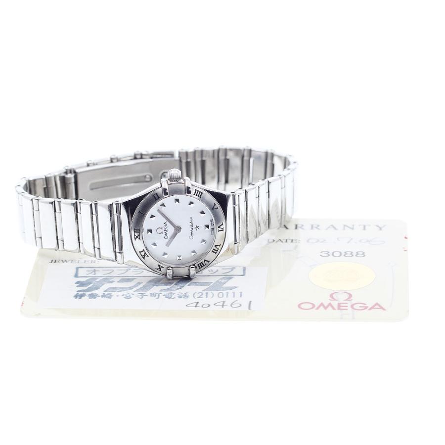 OMEGA オメガ 1561.71 コンステレーション ミニ マイチョイス ホワイトシェルダイアル クォーツ レディース 保証書付き_895982 : CLOSER Yahoo!ショップ ...