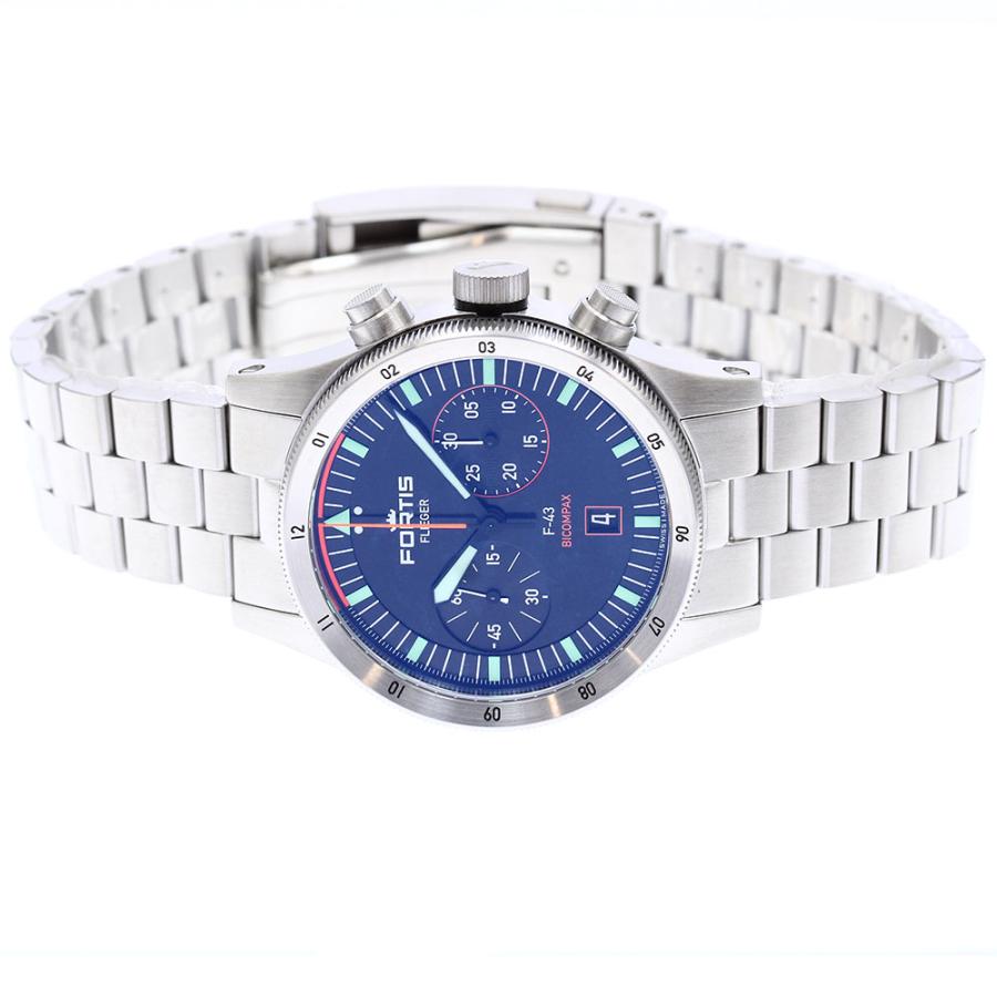 FORTIS フォルティス F424.0004 F-43 フリーガー デイト クロノグラフ 自動巻き メンズ 極美品 保証書付き_897441 : CLOSER Yahoo!ショップ - 通販 ...