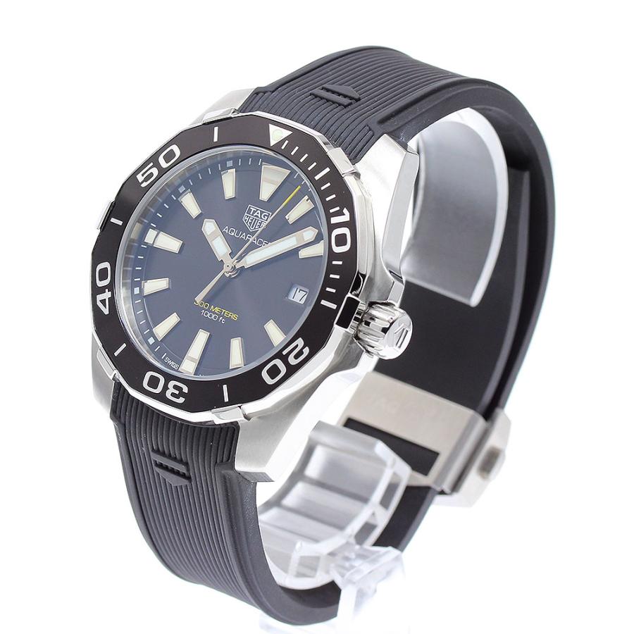 TAG HEUER タグホイヤー WAY111A/FT6151 アクアレーサー デイト クォーツ メンズ 良品 箱・保証書付き_897990 ...