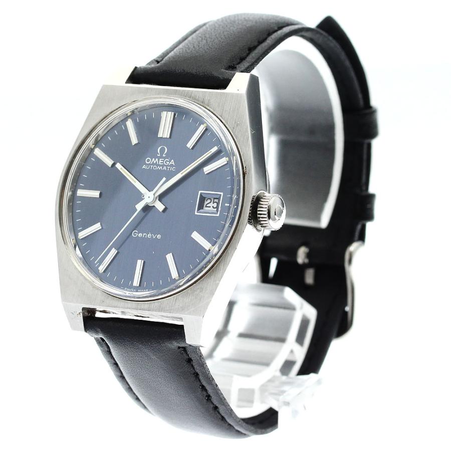 OMEGA オメガ 166.0118 ジュネーブ デイト Cal.1481 自動巻き メンズ _898025 : CLOSER Yahoo!ショップ - 通販 - Yahoo!ショッピング