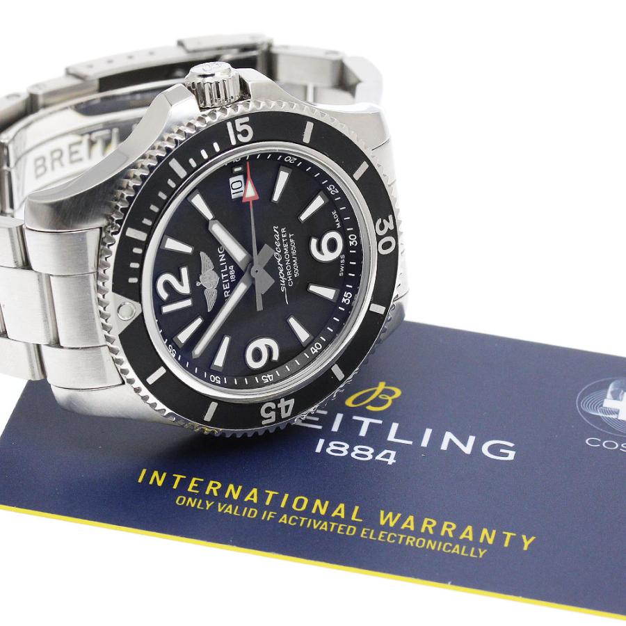 ブライトリング BREITLING A17366 スーパーオーシャン 42 デイト 自動巻き メンズ 保証書付き_898731 ...