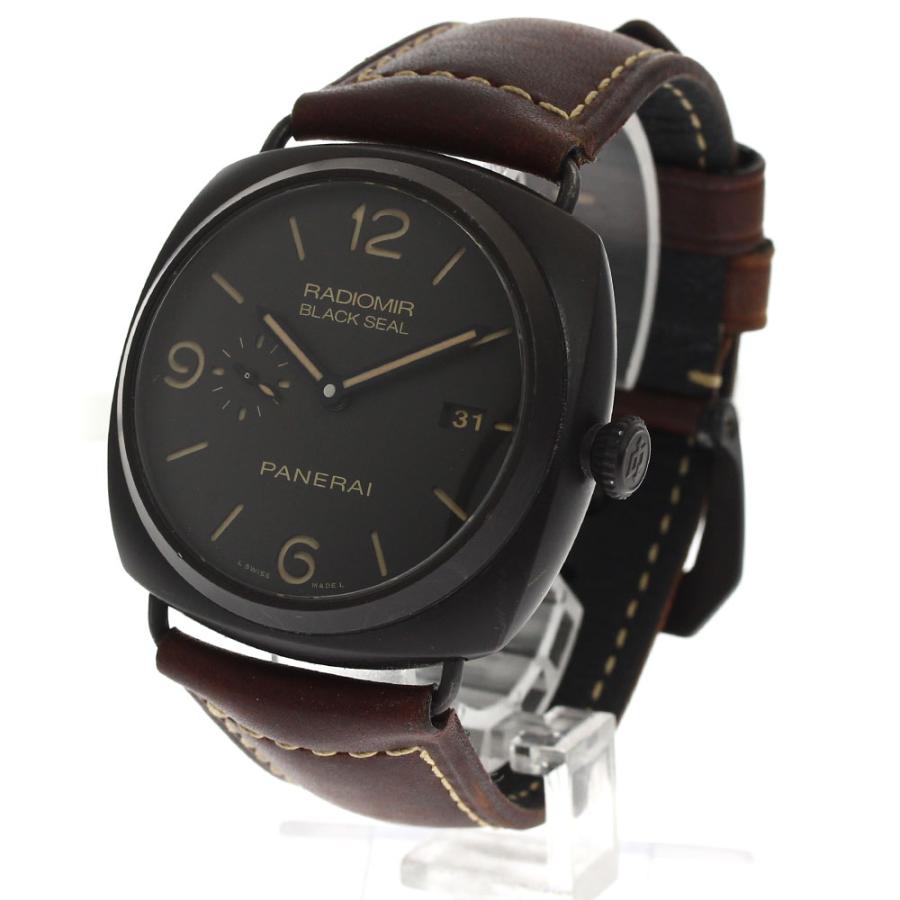 OFFICINE PANERAI パネライ PAM00505 ラジオミール コンポジット ブラックシール 3DAYS 自動巻き メンズ _899136 : CLOSER Yahoo!ショップ ...