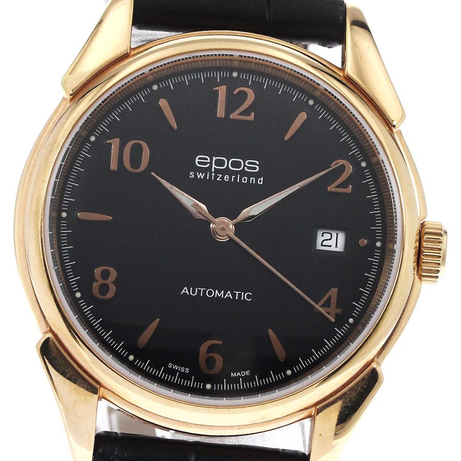 エポス EPOS 3372 デイト 自動巻き メンズ _899194 : CLOSER Yahoo!ショップ - 通販 - Yahoo!ショッピング