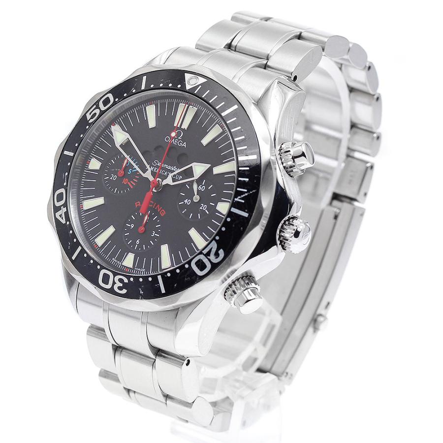 OMEGA オメガ 2569.50 シーマスター アメリカズカップ クロノグラフ レーシング 自動巻き メンズ 保証書付き_900387 : CLOSER Yahoo!ショップ - 通販 ...