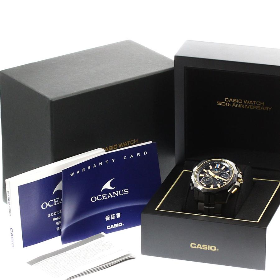 CASIO カシオ OCW-SG1000ZE-1AJR オシアナス 世界350本限定 ソーラー電波 メンズ 極美品 箱・保証書付き ...