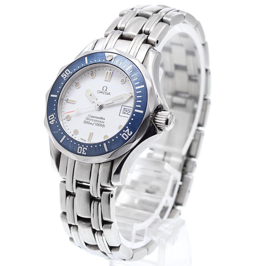 OMEGA ベルト訳あり オメガ 2583.20 シーマスター300 デイト クォーツ レディース _905892 : CLOSER Yahoo!ショップ - 通販 - Yahoo!ショッピング