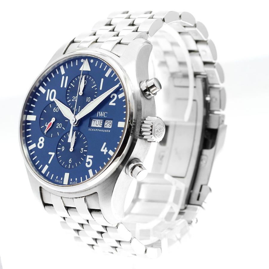 IWC SCHAFFHAUSEN IW377717 パイロットウォッチ プティ・プランス クロノグラフ 自動巻き メンズ 箱付き_907073 ...