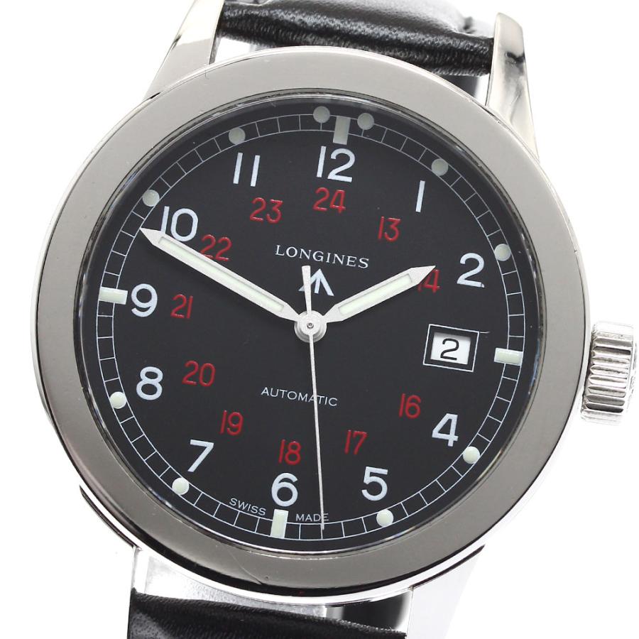 LONGINES ロンジン L2.832.4 ヘリテージ ミリタリー デイト 自動巻き メンズ _909631 : CLOSER Yahoo!ショップ - 通販 - Yahoo!ショッピング