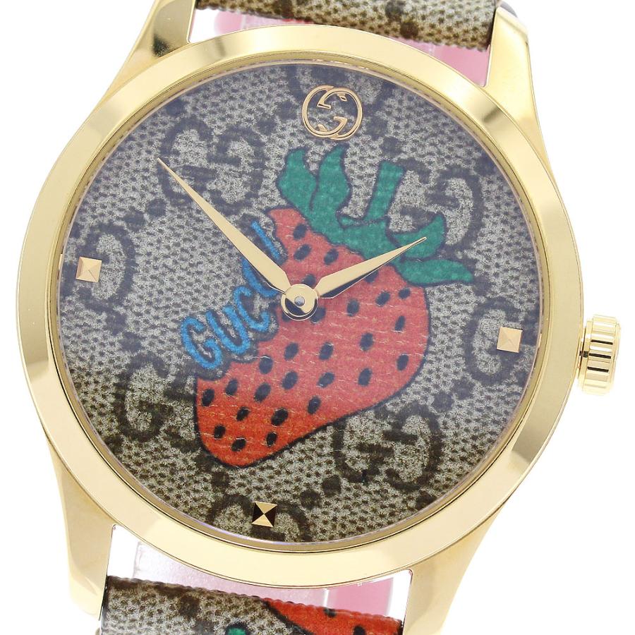 GUCCI グッチ 126.4/YA1264133 Gタイムレス クォーツ レディース 内箱・保証書付き_912550 : CLOSER ...