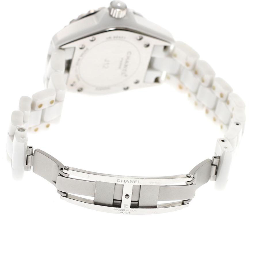 CHANEL（シャネル） CHANEL H0968 J12 33mm 白セラミック デイト クォーツ レディース _914612 ...