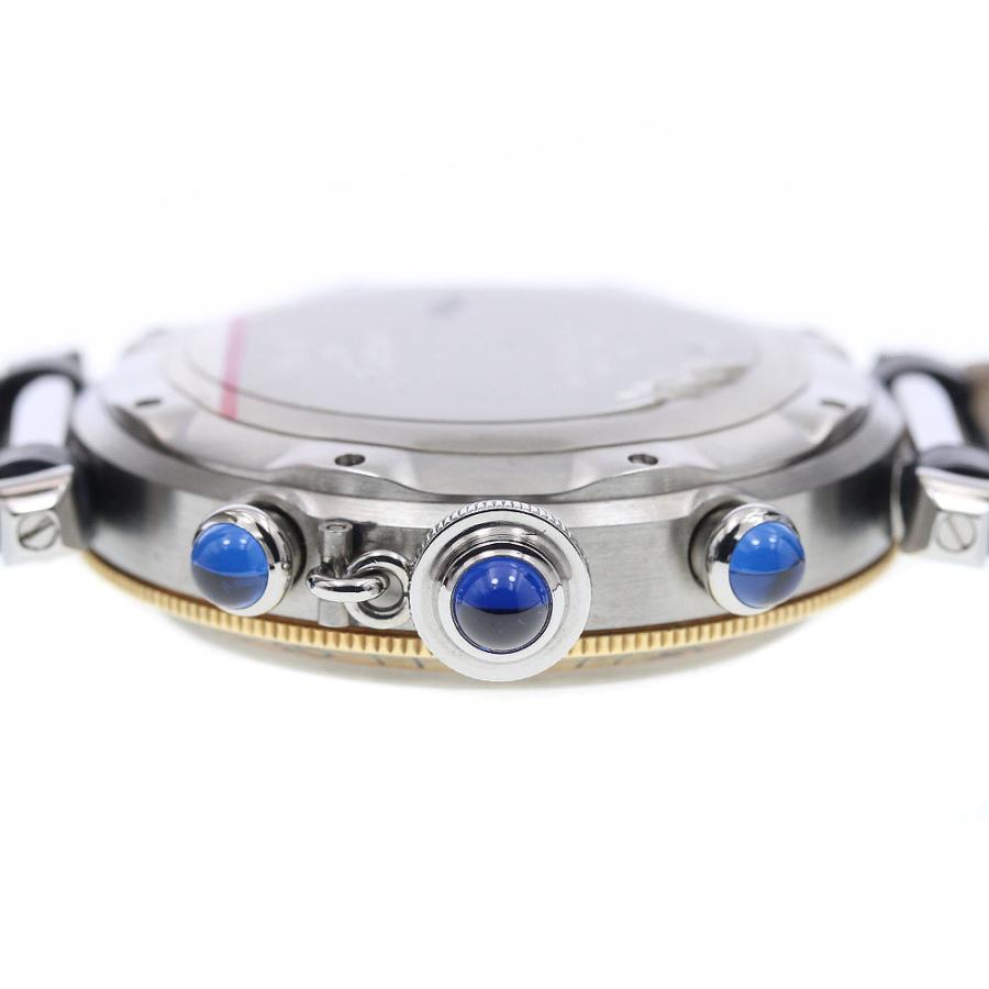 Cartier（カルティエ） CARTIER W31011H3 パシャ 38mm クロノグラフ YGベゼル クォーツ メンズ 箱・保証書付き ...