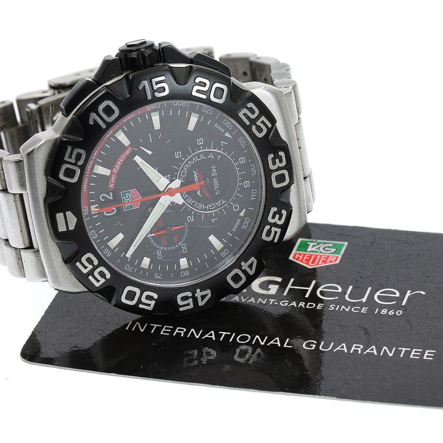 TAG HEUER（タグ・ホイヤー） TAG HEUER CAH1014 フォーミュラ1 キミ・ライコネン限定モデル デイト クロノグラフ ...