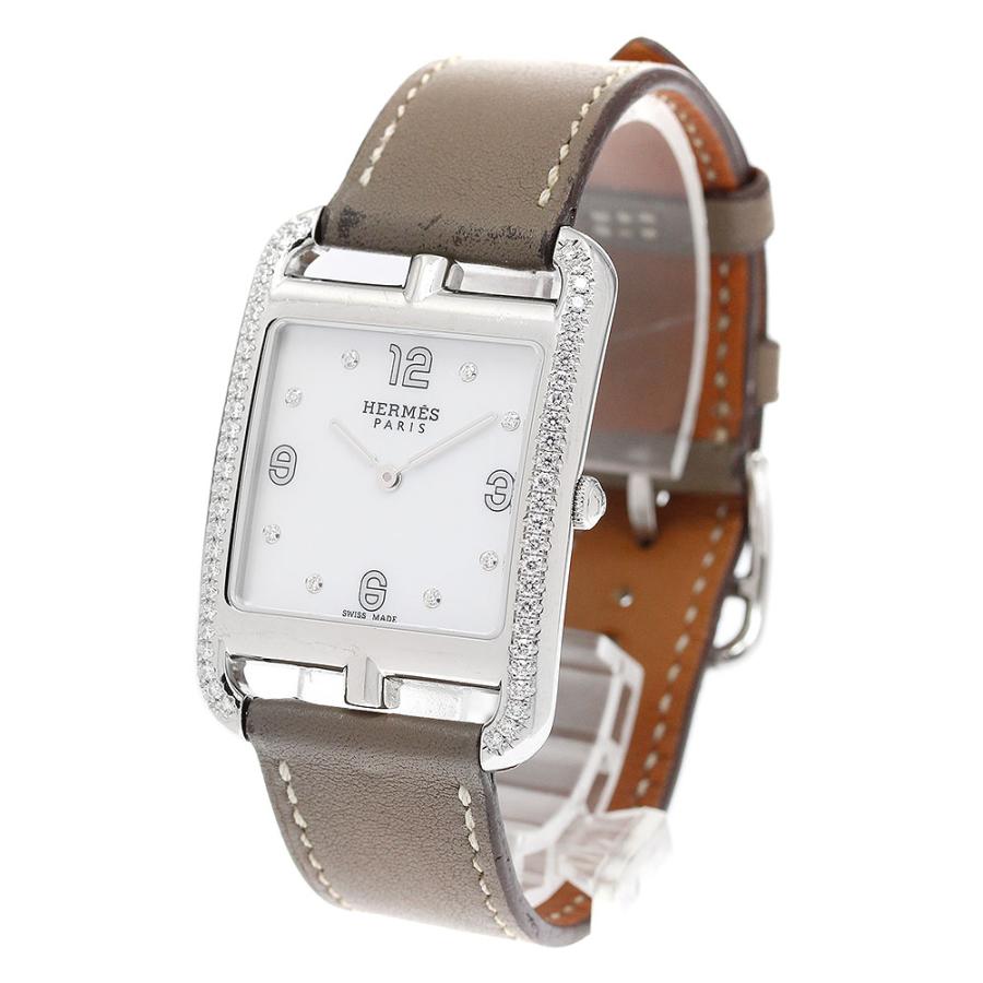 HERMES エルメス CC3.731 ケープコッド 8P ダイヤベゼル クォーツ メンズ _917571 : CLOSER Yahoo!ショップ - 通販 - Yahoo!ショッピング