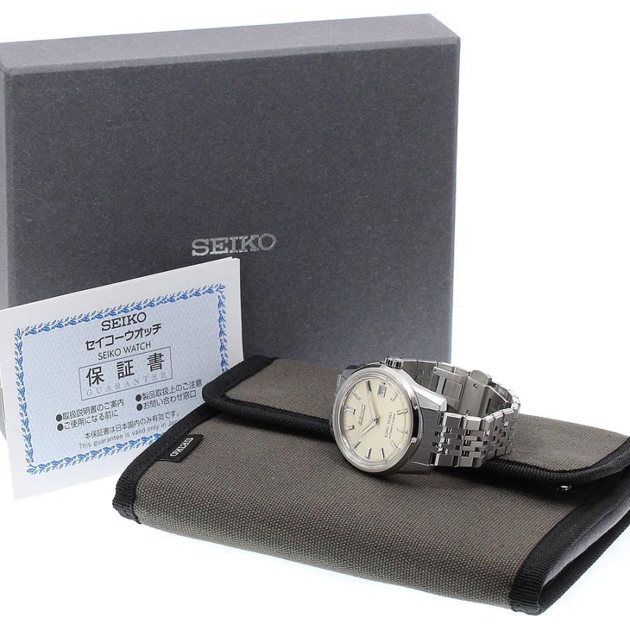 SEIKO セイコー SDKS015/6R55-00A0 キングセイコー 39MM 絹目模様 自動巻き メンズ 良品 箱・保証書付き ...