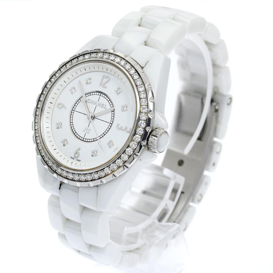 CHANEL（シャネル） CHANEL H3110 J12 ダイヤベゼル 8Pダイヤ クォーツ レディース _920751 : CLOSER ...