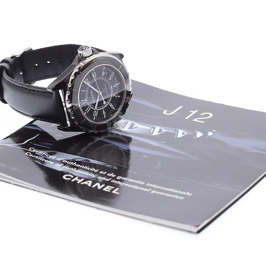 CHANEL（シャネル） CHANEL H0683 J12 38MM 黒セラミック 自動巻き メンズ 良品 _921946 : CLOSER ...