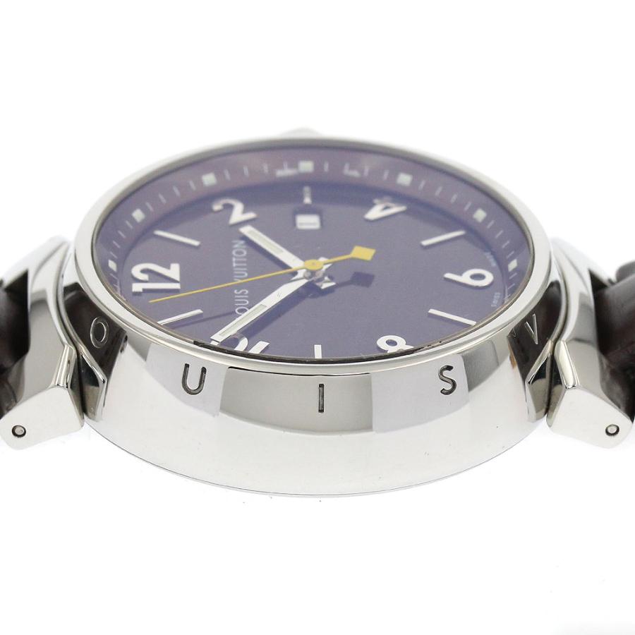 LOUIS VUITTON（ルイ・ヴィトン） LOUIS VUITTON Q1111 タンブール デイト クォーツ メンズ _923472 ...