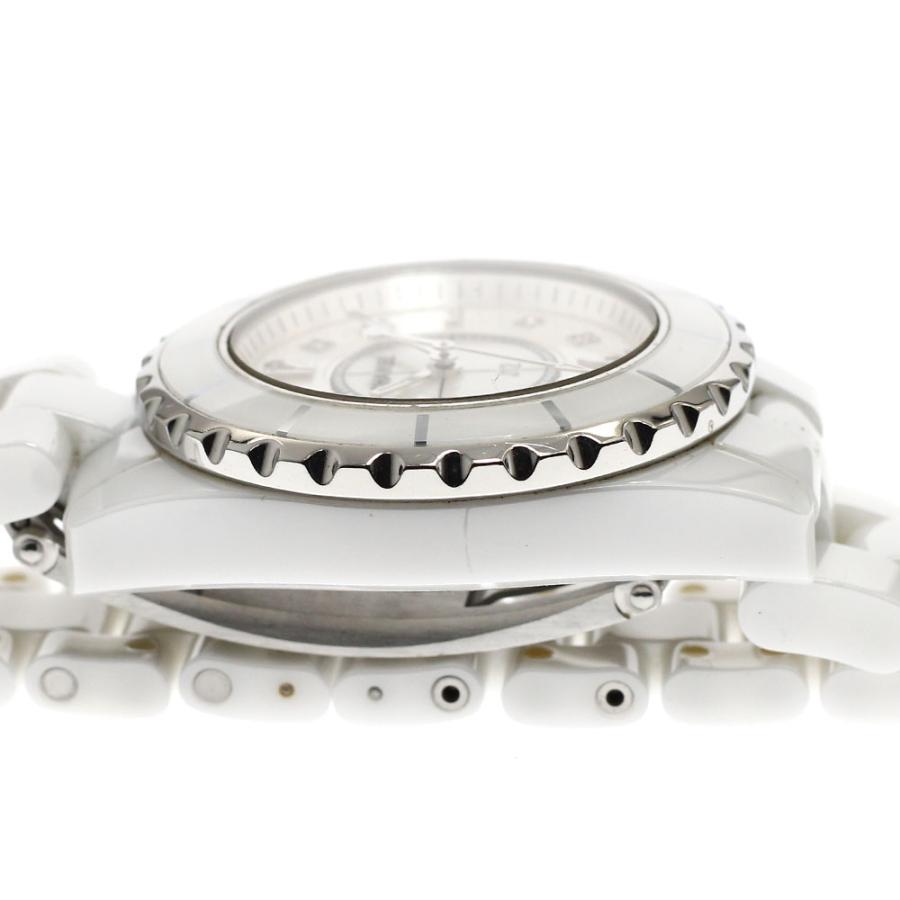CHANEL（シャネル） CHANEL H2422 J12 33mm 白セラミック 8Pダイヤ クォーツ レディース _930133 ...