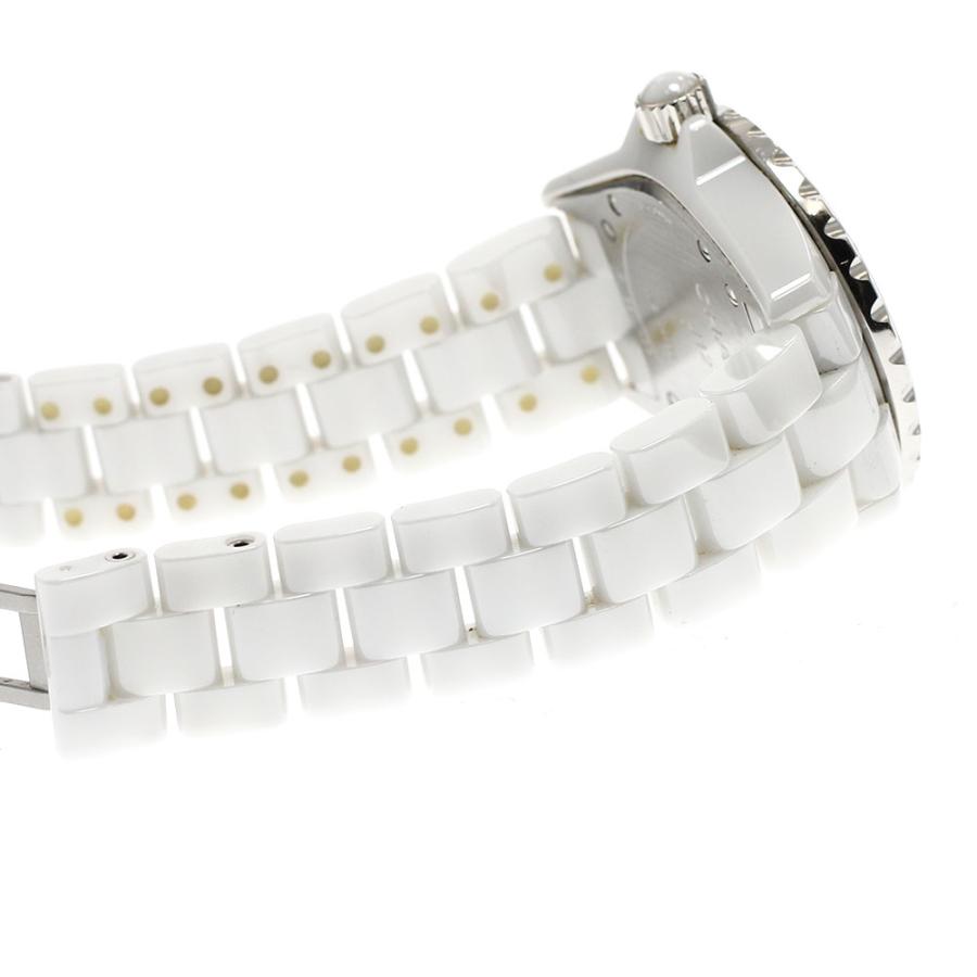 CHANEL（シャネル） CHANEL H2422 J12 33mm 白セラミック 8Pダイヤ クォーツ レディース _930133 ...