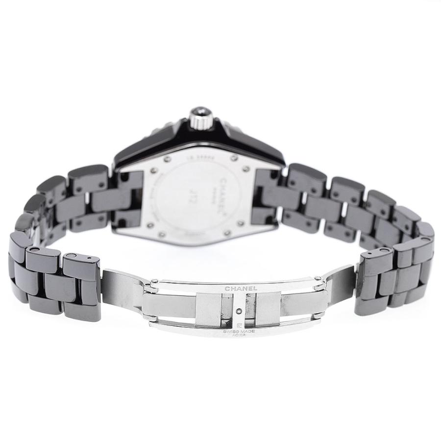 CHANEL（シャネル） CHANEL H1625 J12 黒セラミック 33mm 12Pダイヤ クォーツ レディース _932897 ...