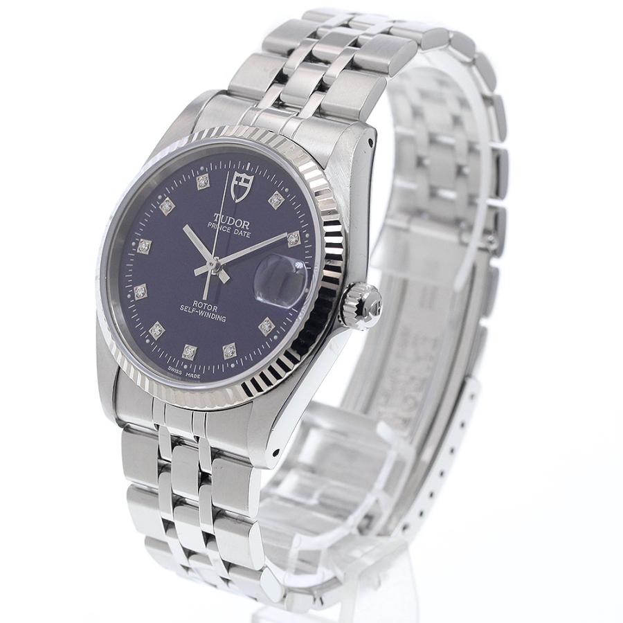 TUDOR（チューダー） チュードル TUDOR 74034 プリンスデイト 10Pダイヤ WGベゼル 自動巻き メンズ _939048 ...