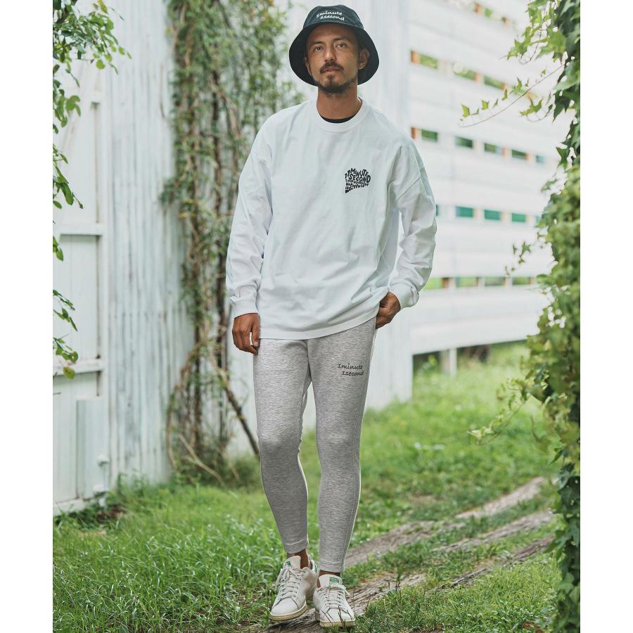1minute 1second（ワンミニットワンセカンド） 【30%off】cursive print cardboard knit ...