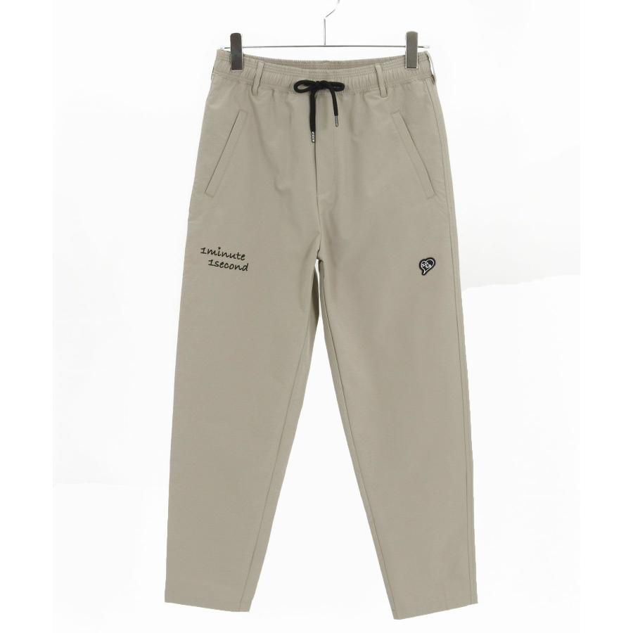 1minute 1second（ワンミニットワンセカンド） 【30%off】cursive embroidery eazy pants ...