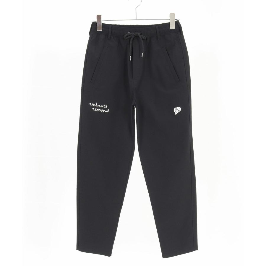 1minute 1second（ワンミニットワンセカンド） 【30%off】cursive embroidery eazy pants ...