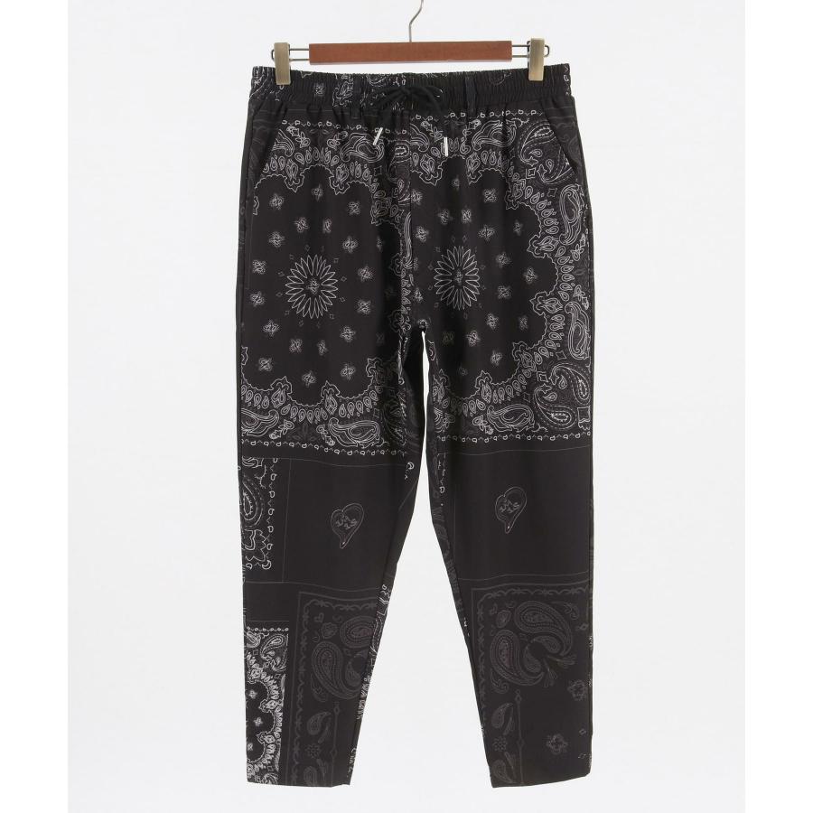 1minute 1second（ワンミニットワンセカンド） 【30%OFF】bandana pattern nylon tapered ...