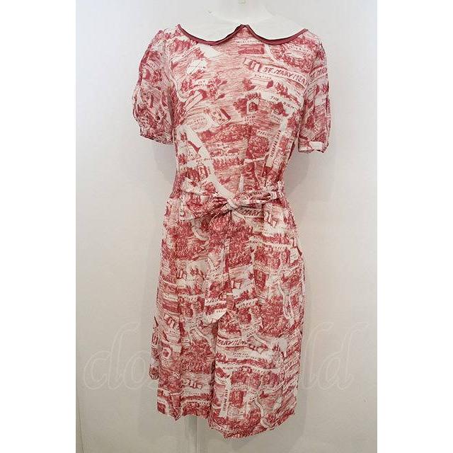 Jane Marple /Map of STMMワンピース M ローズ O-23-12-29-026-JM-OP-IG-ZT377 ...