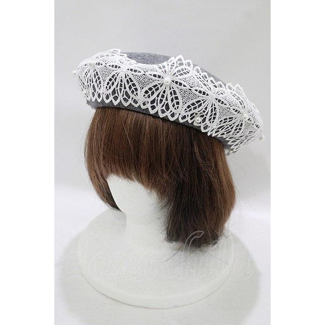 m petit by misako / TT*AMレースBベレー グレー H-25-08-08-080-LO-AC-NS-ZH : closetchild ヤフーショップ - 通販 ...