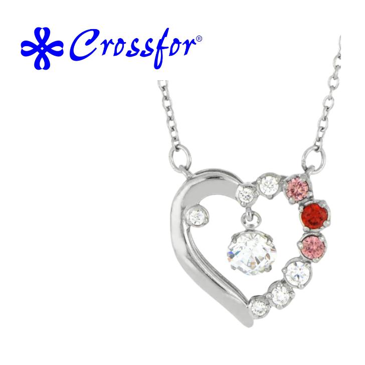 Crossfor NewYork New York NSP-006 Christmas Collection 国内正規品 クロスフォーニューヨーク ダンシングストーン ハート ペンダント ...