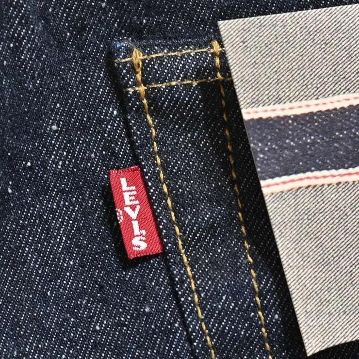 Levi's リーバイス ジーンズ デニム・005013377 501ジーンズ ダークインディゴ RINSE（コットンヘンプデニム ...