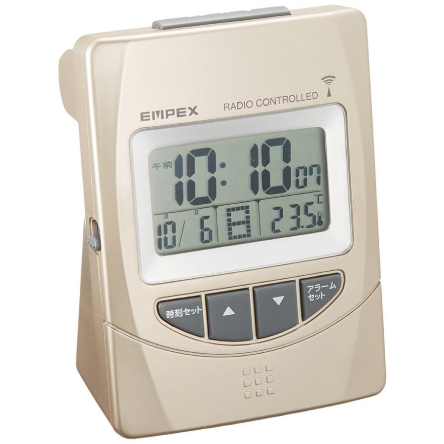 エンペックス気象計 目覚まし時計 温度計付き 電波 EMPEX ジャストタイムTX LC-862 : CloudNine - 通販 - Yahoo!ショッピング