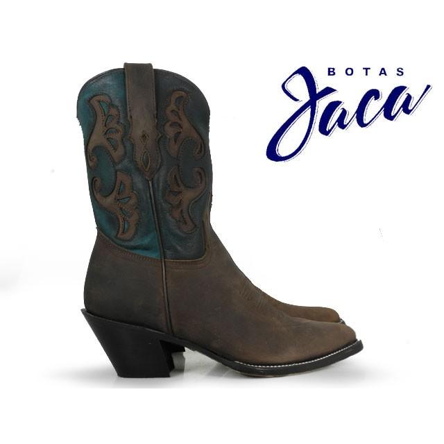 【並行輸入品】ハカ ウエスタンブーツ クレイジーホース チョコ 8010 ブラウン系 レディース メンズ Botas Jaca WESTERN ...
