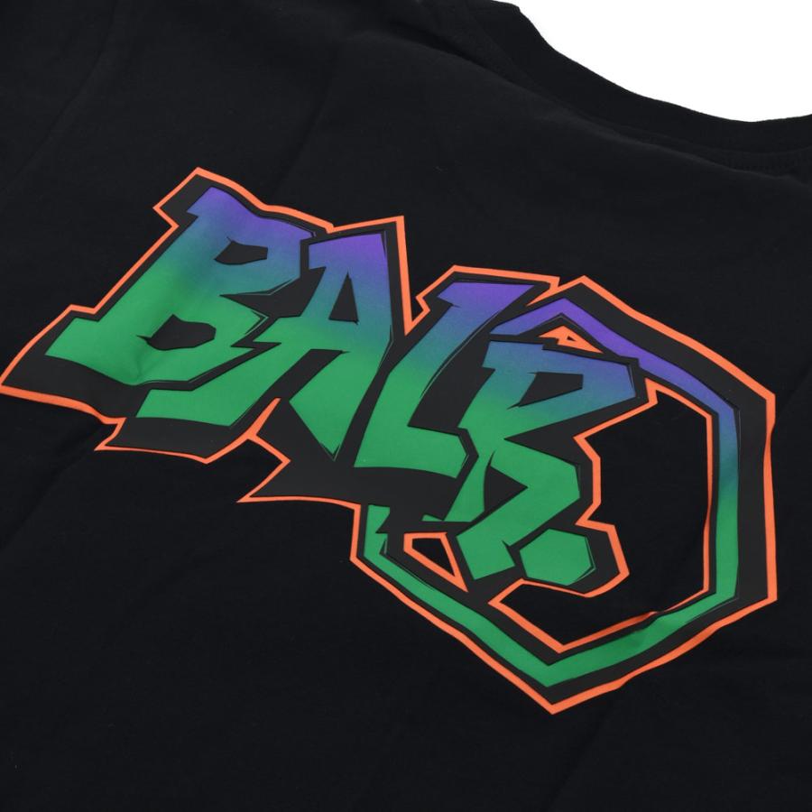 BALR. 【SALE】BALR. ボーラー Tシャツ メンズ クルーネックTシャツ カットソー 半袖 ブラック 黒 OLAF STRAIGHT GRAFFITI T-SHIRT【送料無料 ...