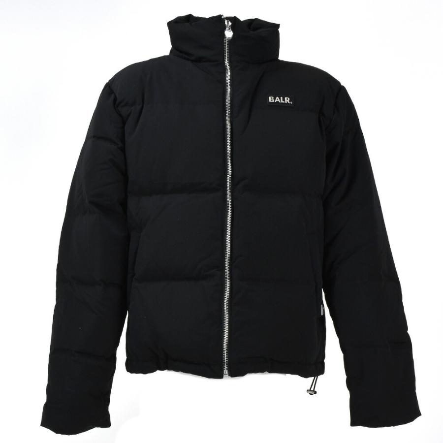 BALR. 【並行輸入品】ボーラー ダウンジャケット メンズ パファージャケット ブルゾン メタルロゴ ブラック 黒 TREY PUFFER ...