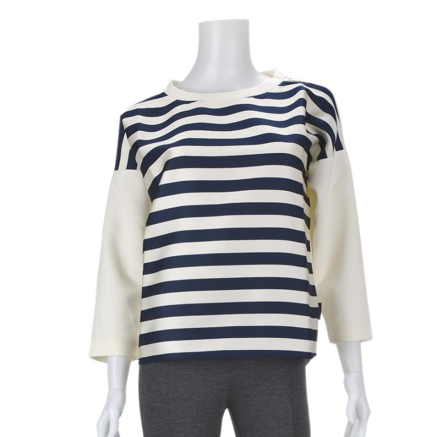 MONCLER 【並行輸入品】モンクレール 80634 00 57774 742 Tシャツ ホワイト ブルー レディース TOPS トップス ...