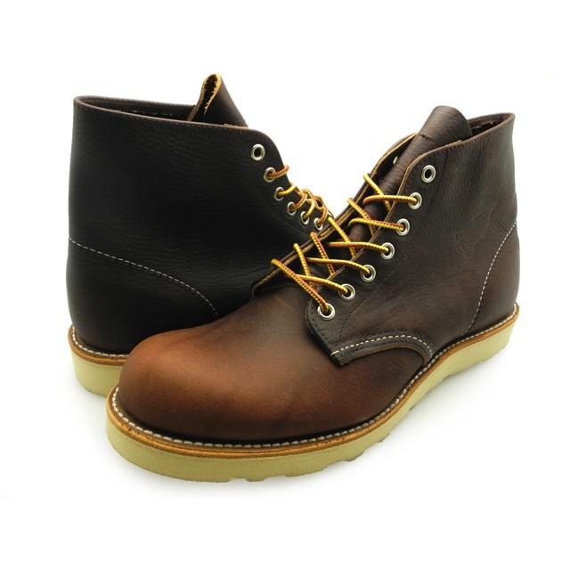 RED WING SHOES レッドウィング REDWING 8196 6INCH ROUND TOE BOOT BROWN 6インチ ...