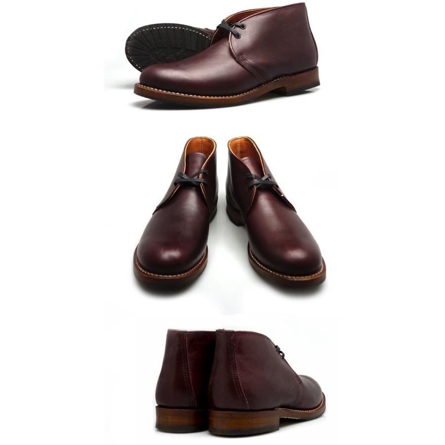 RED WING SHOES（レッドウィング） 【並行輸入品】レッドウィング ベックマン チャッカ ワークブーツ ブラックチェリー フェザー ...