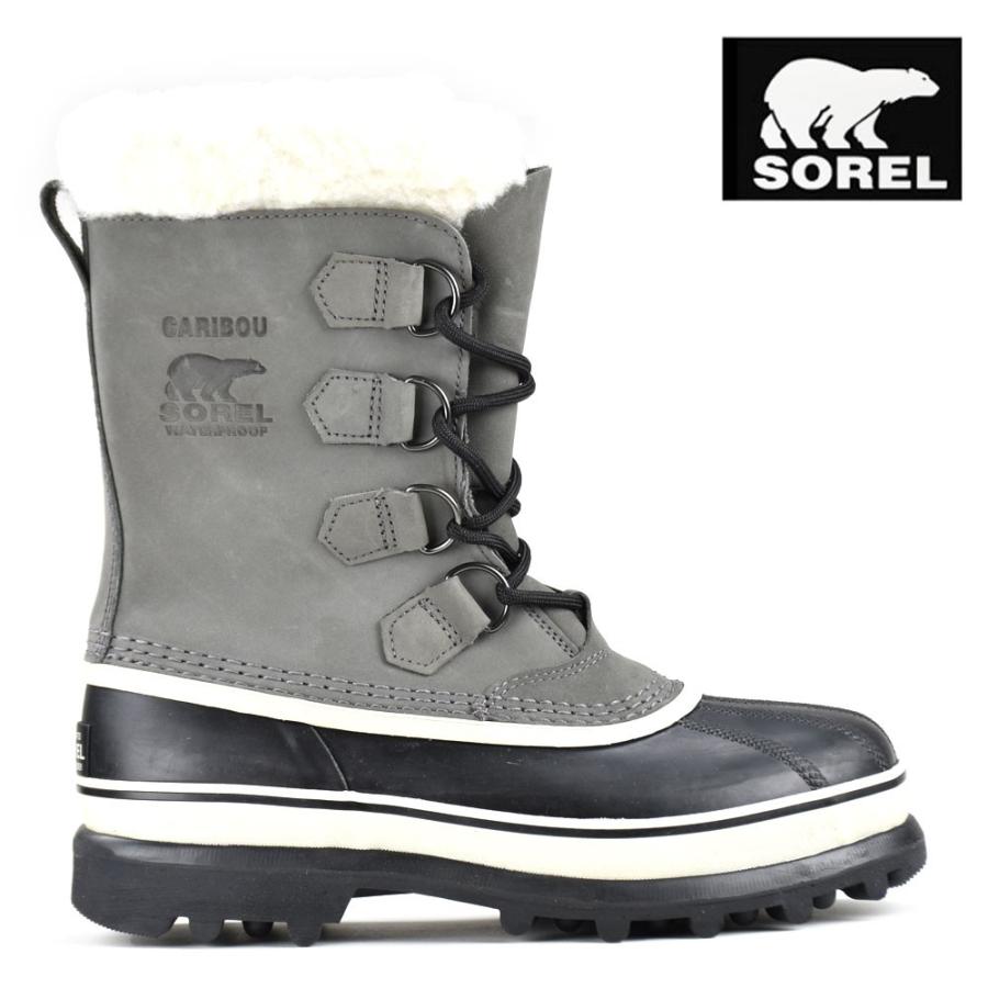SOREL 【並行輸入品】ソレル カリブー スノーブーツ ウインター グレー レディース 1003812-051 : クラウドシューカンパニー ...