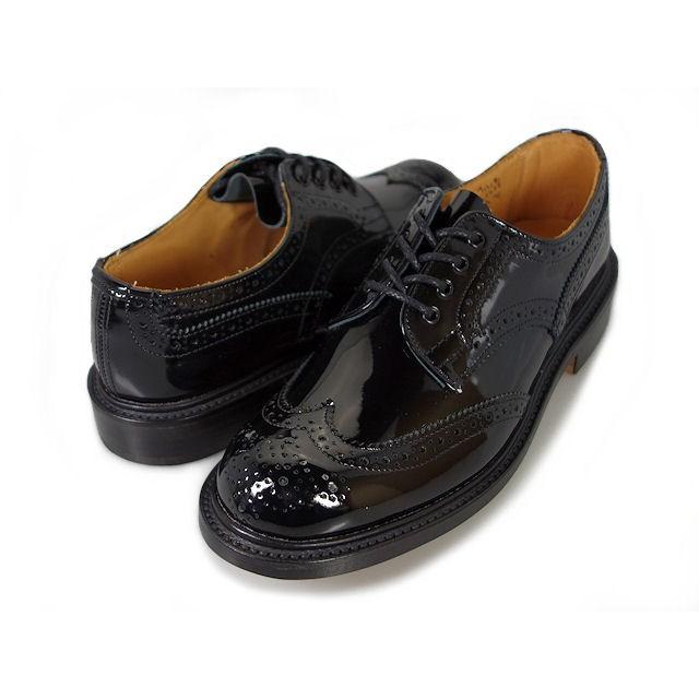 Tricker's 【並行輸入品】トリッカーズ バートン ドレス ブラック パテント レザー ソール レディース L5679 : クラウド ...