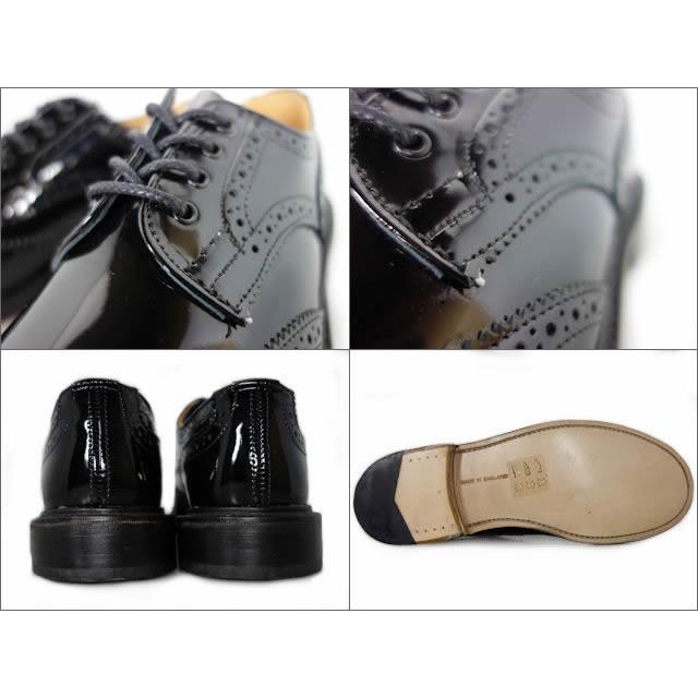 Tricker's 【並行輸入品】トリッカーズ バートン ドレス ブラック パテント レザー ソール レディース L5679 : クラウド ...