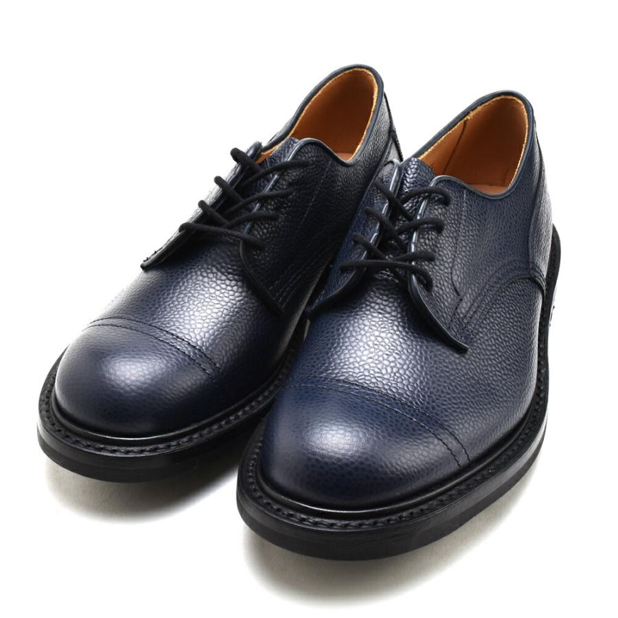 トリッカーズ マトロック キャップダービー メンズ ドレスシューズ グレインレザー ストレートチップ ネイビー 紺 TRICKER'S ...