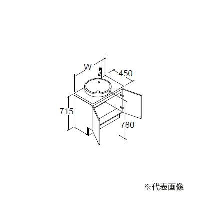INAX ###INAX/LIXIL 洗面化粧台【NSYJN-90YE5Y】エスタ 化粧台本体 YL-2841 扉タイプ シングルレバー混合水栓 間口900mm 受注生産〔GA〕 : 家電と ...