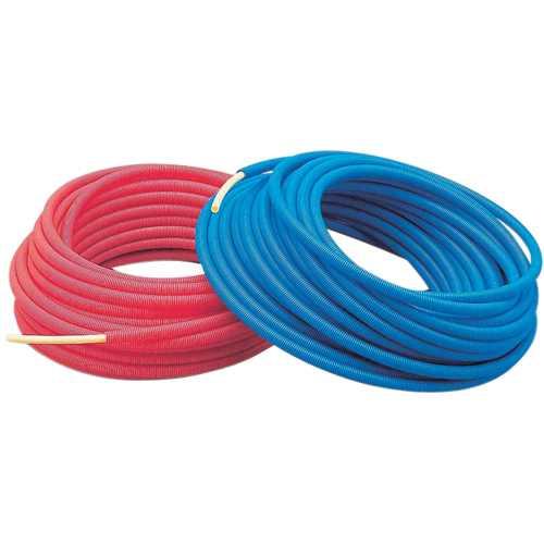 カクダイ カクダイ【672-132-50R】サヤ管つき架橋ポリエチレン管(赤) 13A×22〔GB〕 : 家電と住設のイークローバー2号店 ...